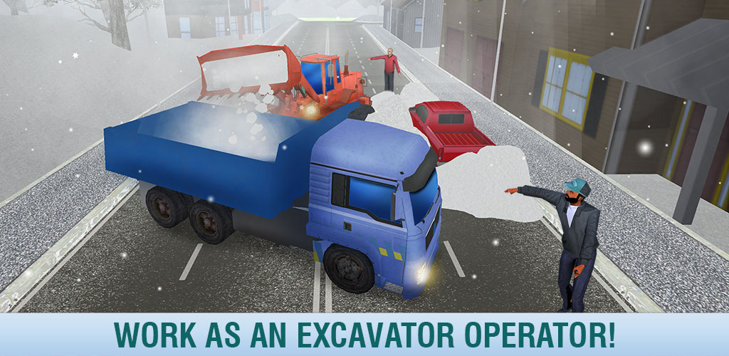 Snow Rescue Excavator Sim: Digger Games | Snow Plowing Construction ...