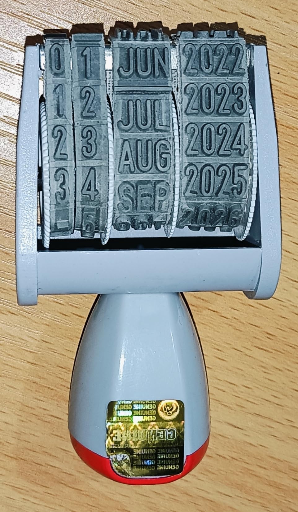 Steel Date Stamp - Multiple Dates and Years Imprint Dater Stamp (Pack ...