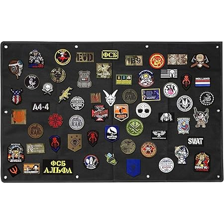 Amazon.com: Tactical Patch Display Panel Holder Board for Military Army Combat Morale Uniform ...