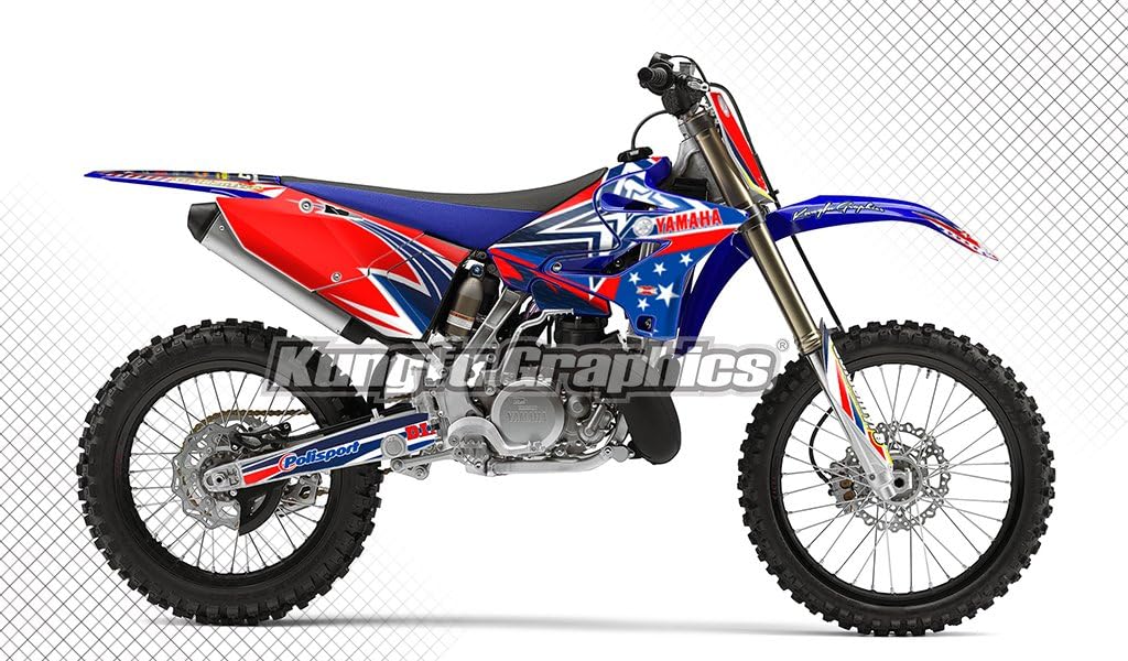 Amazon.com: Kungfu Graphics Custom Decal Kit for Yamaha WR125 WR250 ...