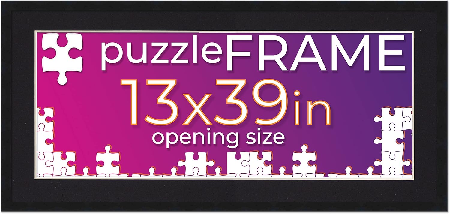 Amazon.com: Poster Palooza 13x39 Jigsaw Puzzle Frame Kit - Kit Includes ...
