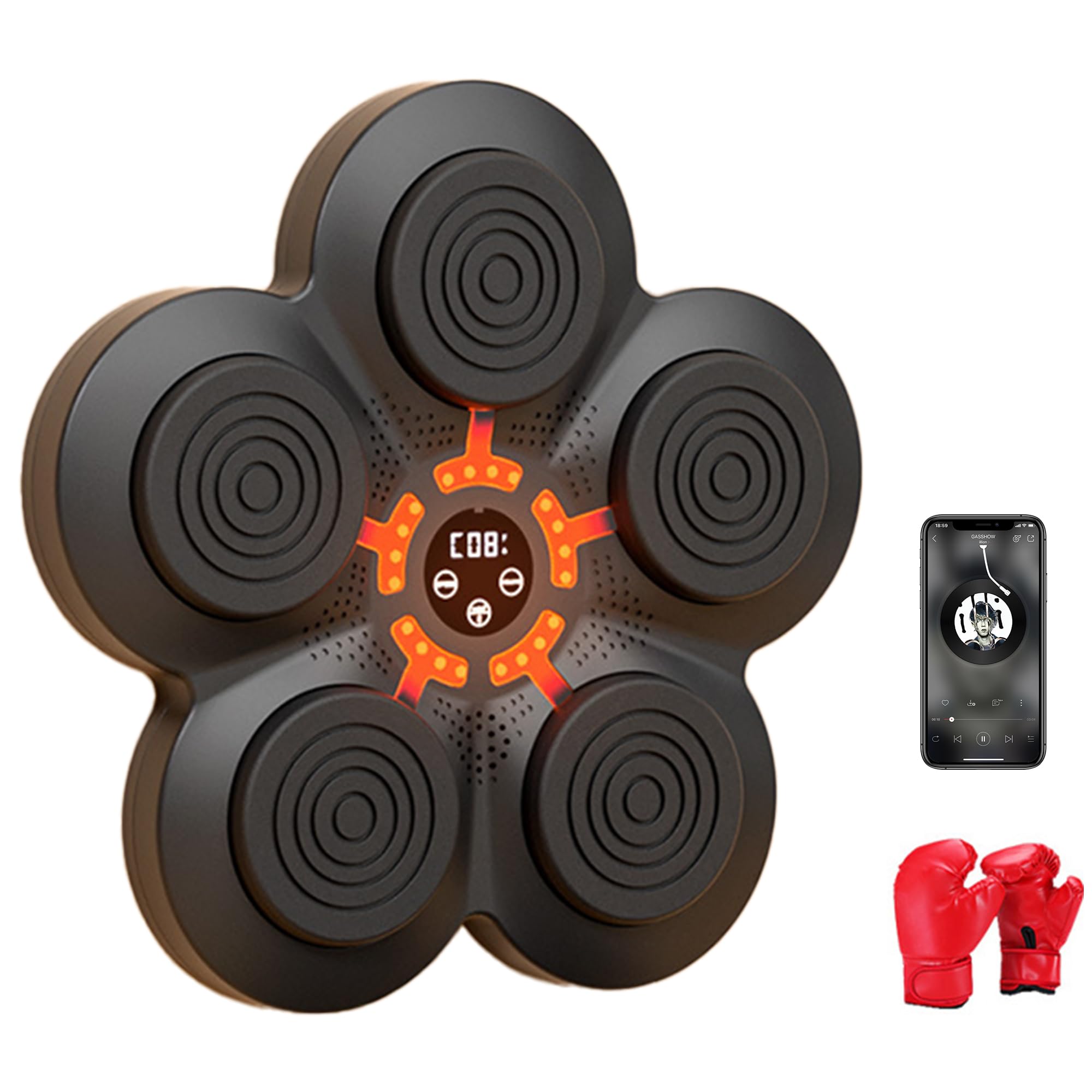 Amazon.com : Insgym Smart Bluetooth Boxing Trainer - Wall-Mounted with ...