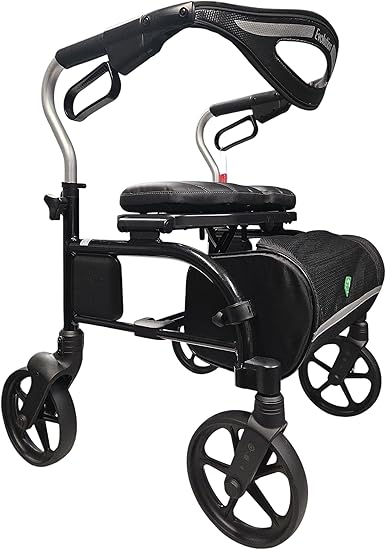 Amazon.com: Evolution Trillium Lightweight Walker Rollator with Seat ...