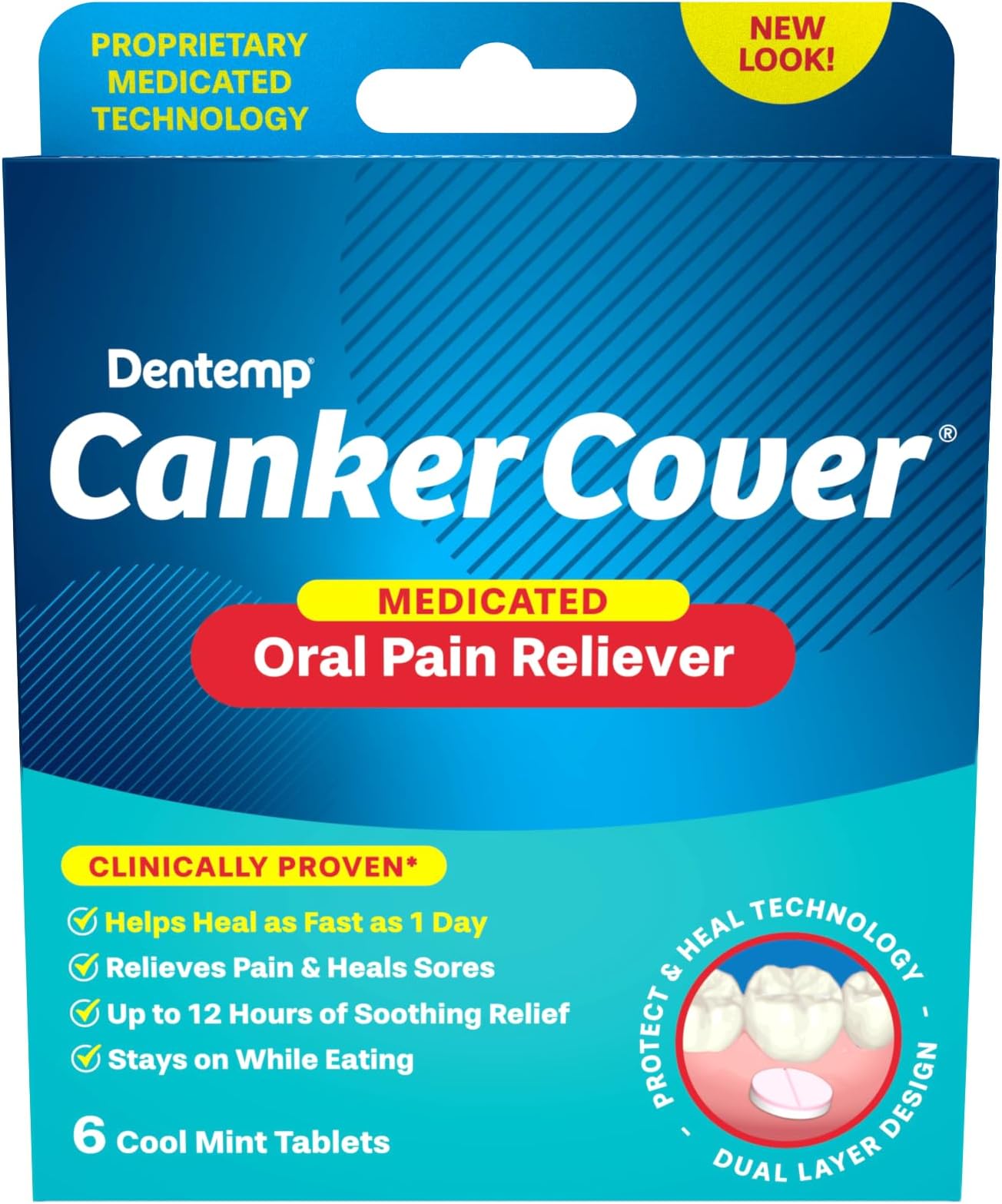 Amazon.com: Dentemp Canker Cover - Canker Sore Medicine Pain Reliever ...