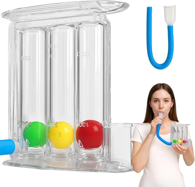 Incentive Spirometer-Lung Exercise Device for Adults,Breathing Exercise ...