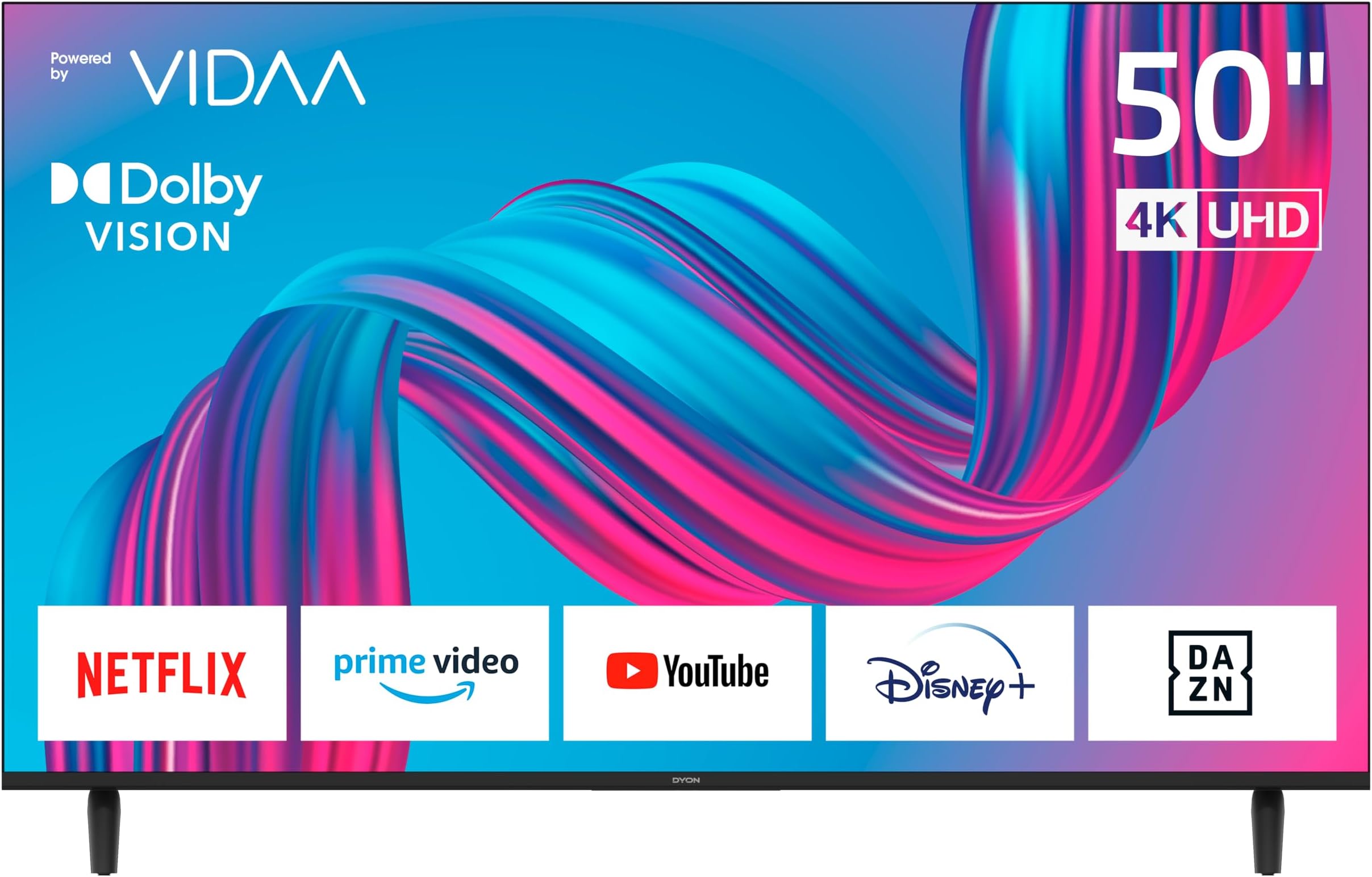Hisense Smart TV 50 Zoll 50A6N 4K UHD, Dolby Vision, HDR, VIDAA mit ...
