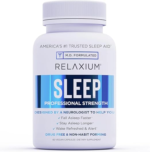 Amazon.com: Relaxium Sleep Aid for Adults, Melatonin 5mg with Magnesium ...