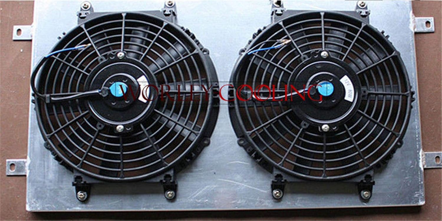 Amazon.com: Aluminum shroud and fans for Mazda RX7 Series 1 2 3 S1 S2 ...