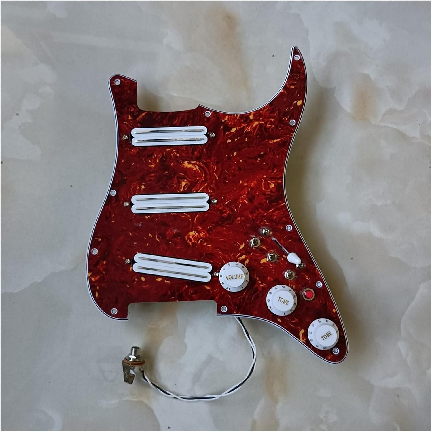 Amazon.com - SSS Prewired Pickguard Multifunction Dual Hot Rail High ...