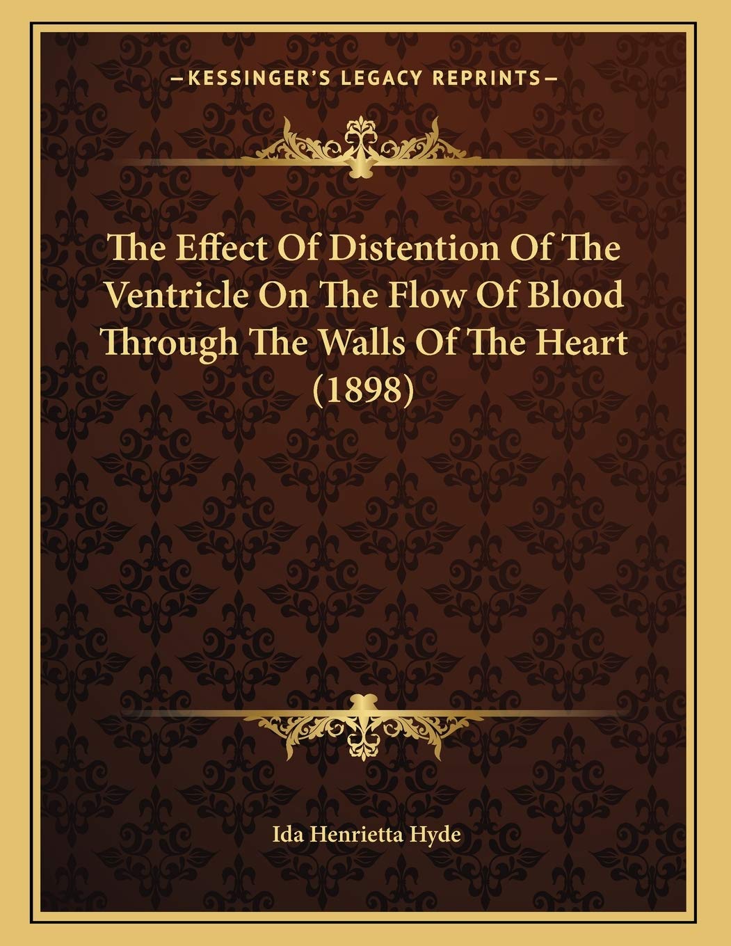 The Effect Of Distention Of The Ventricle On The Flow Of Blood Through ...