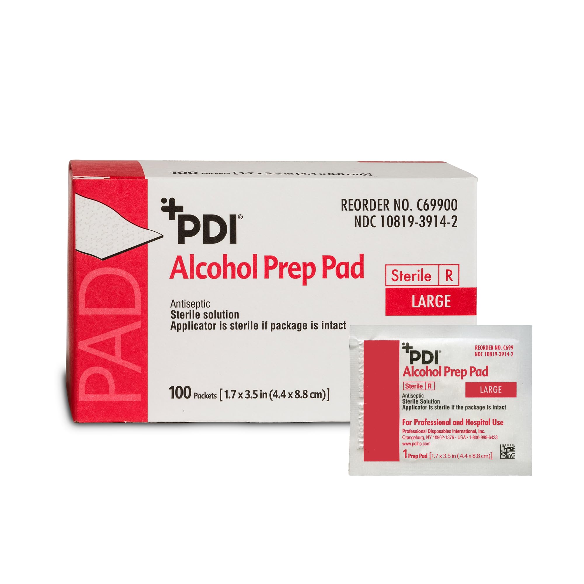 Snapklik.com : Alcohol Prep Pads - Sterile Antiseptic - Individually ...