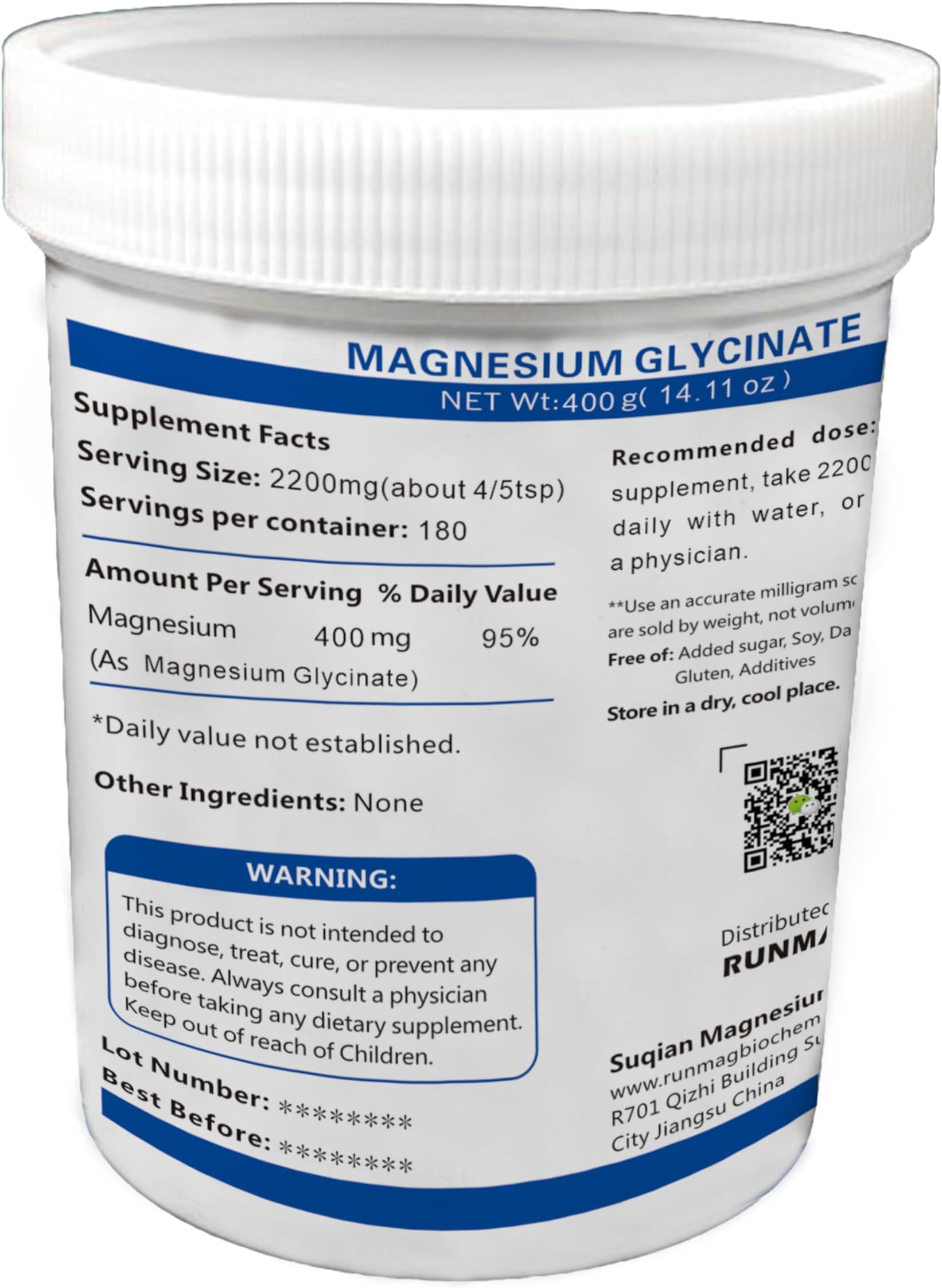 Amazon.com: Doctor's Best High Absorption Magnesium Powder,White, 100% ...