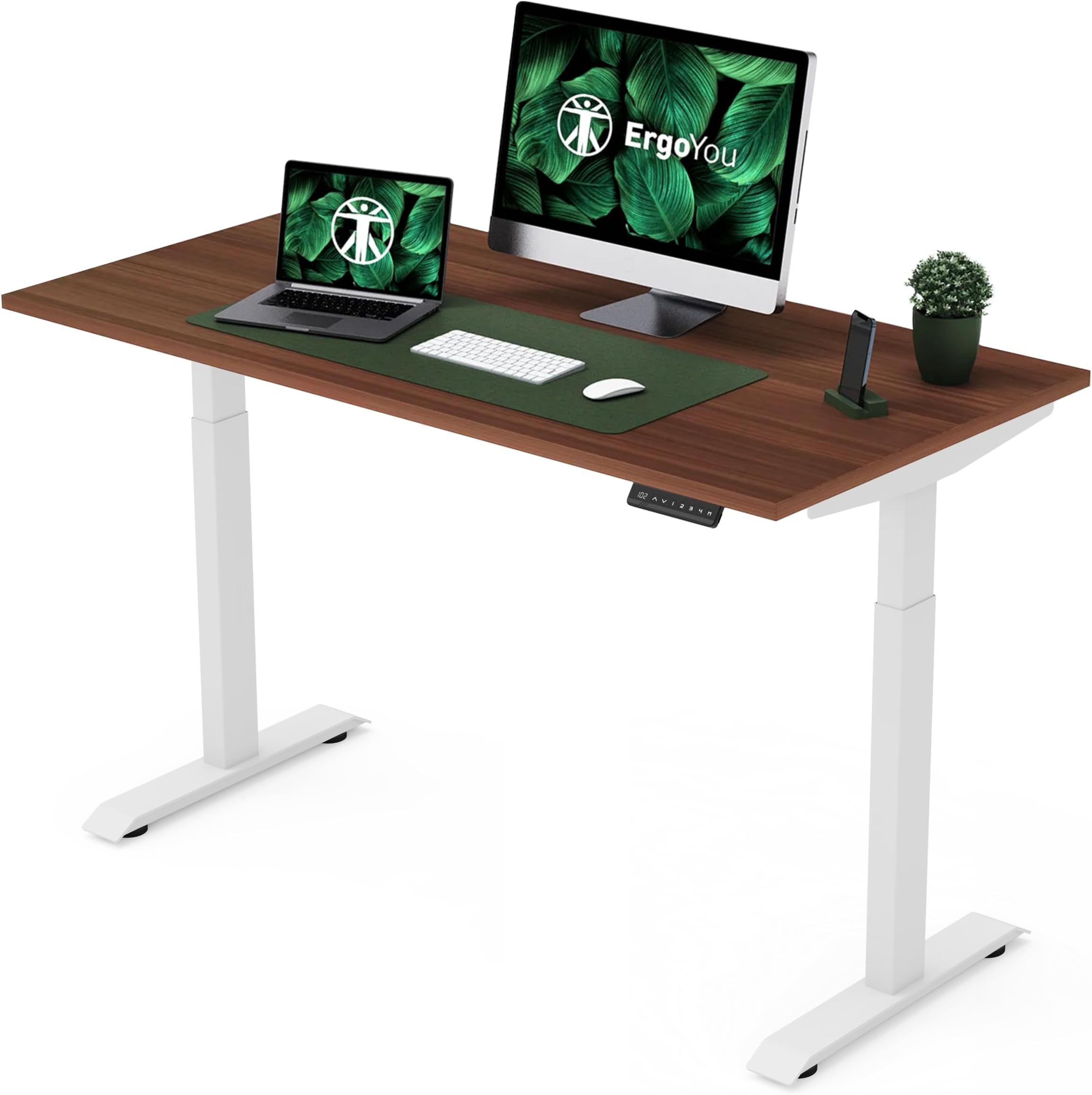 ErgoYou - Electric Height Adjustable Standing Table - Heavy Duty - Dual ...