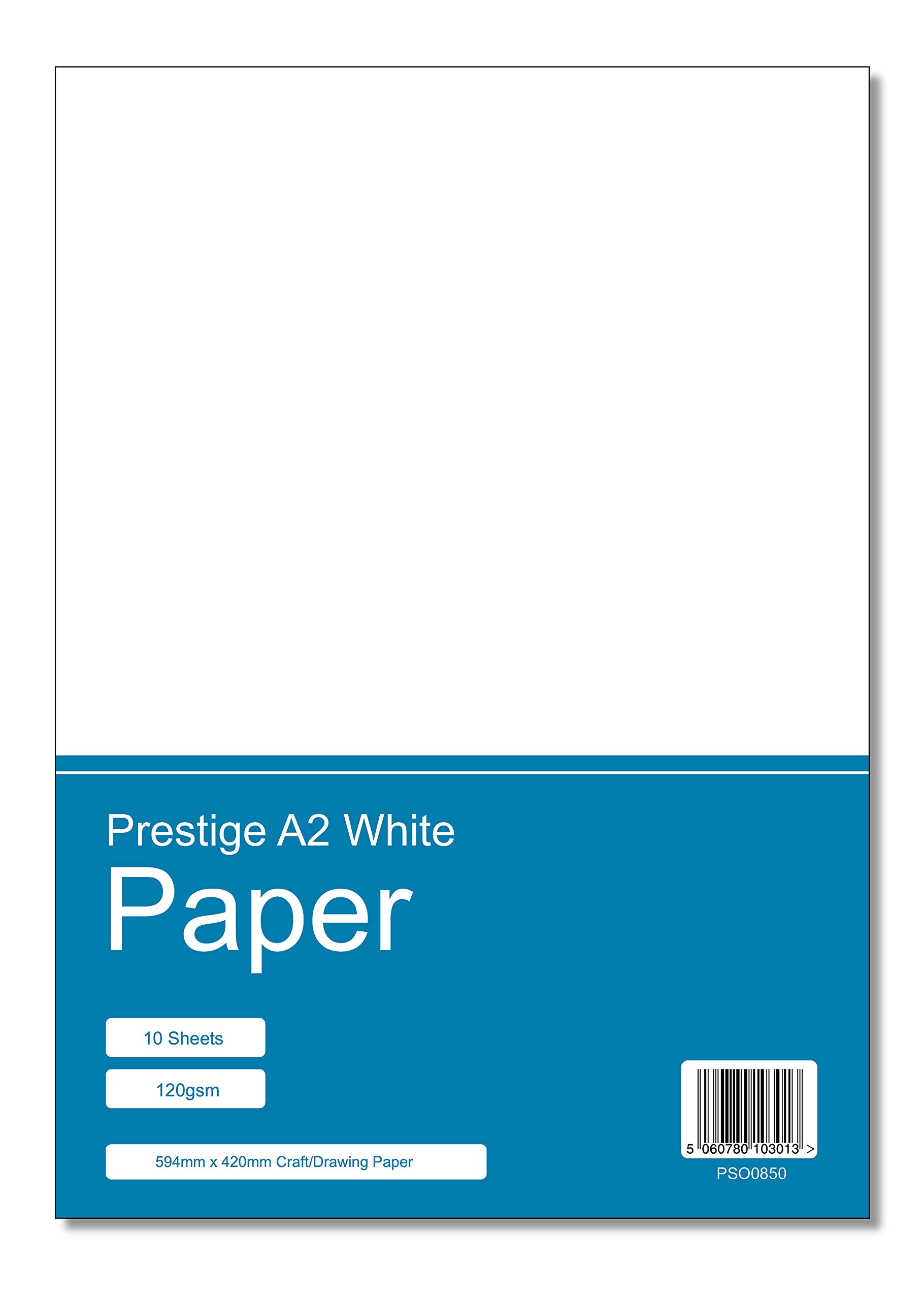 Prestige A2 White Craft Paper 120gsm - (594mm x 420mm) 10 Sheets ...