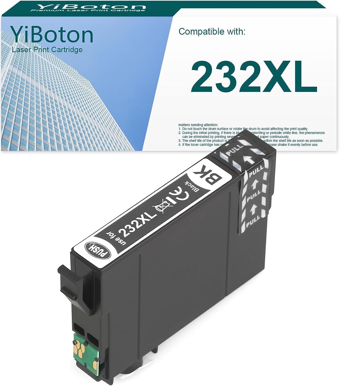 Amazon.com: YiBoton 232XL Ink Cartridges Black Remanufactured for Epson ...