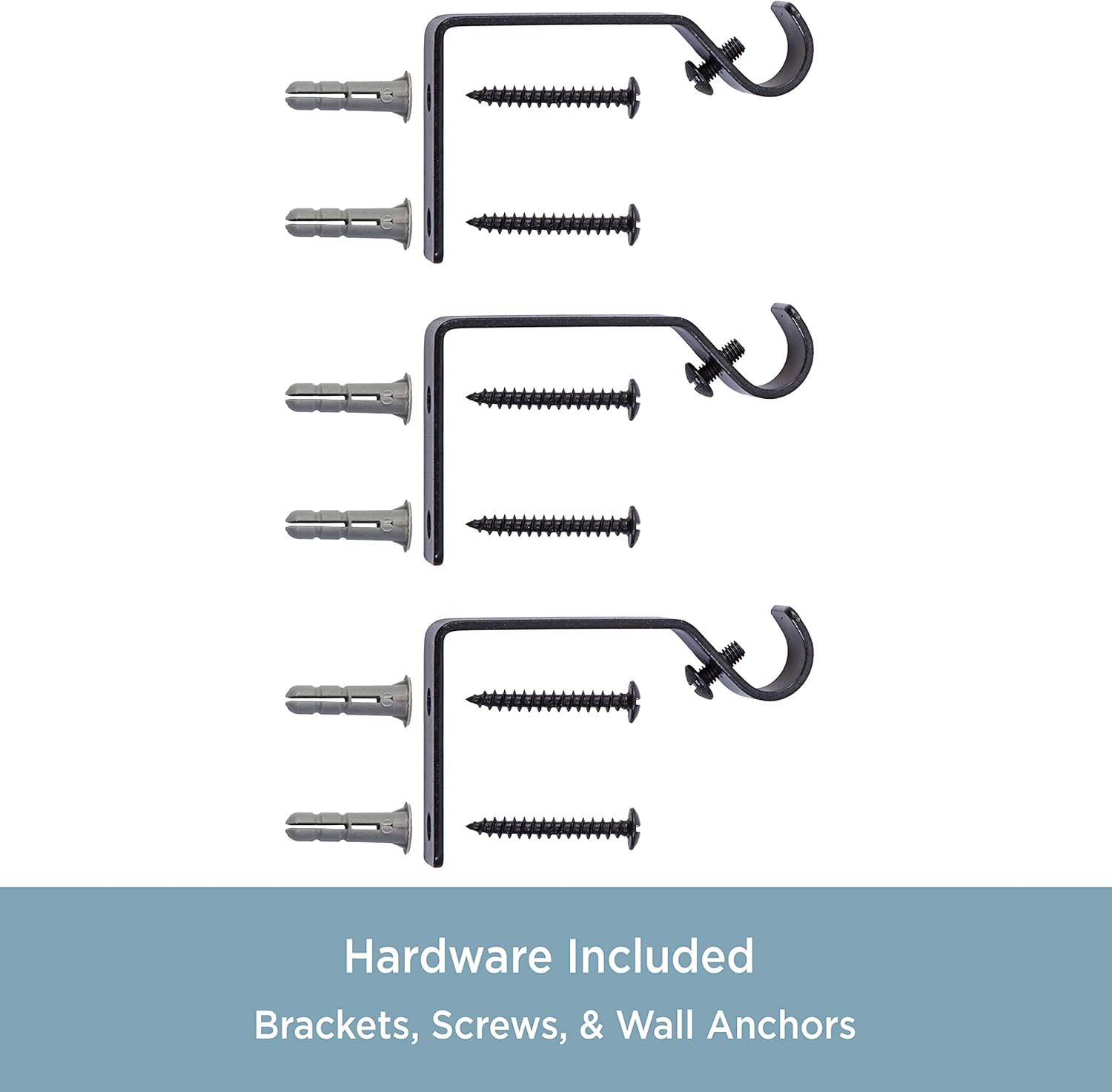 Kenney Davenport 55929 – Barra de cortina decorativa y pequeña para la ventana, para cortinas ...