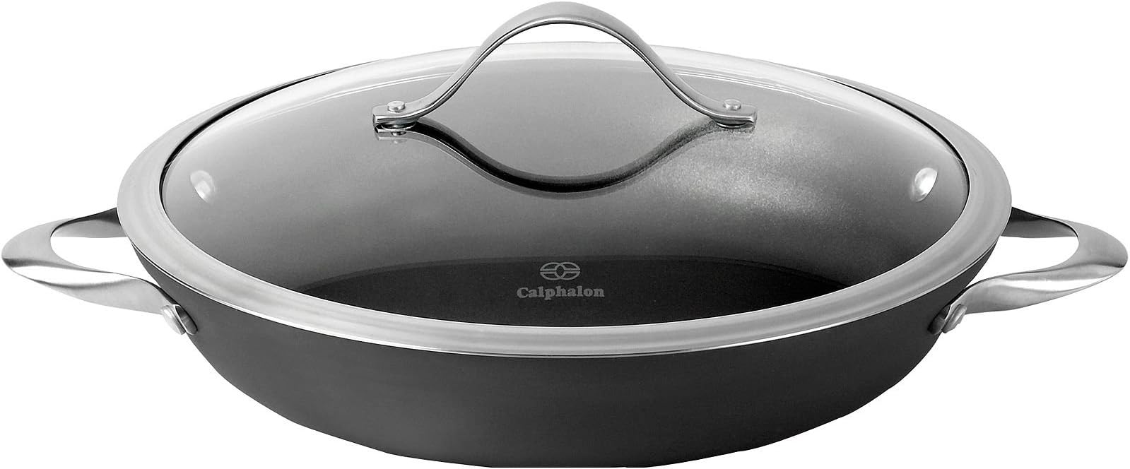 Amazon.com: Calphalon Contemporary Nonstick 12" Everyday Pan: Calaphon ...