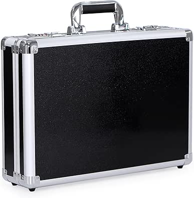 Amazon.com: Buyineast Locking Hard Briefcase with Dual Combination ...