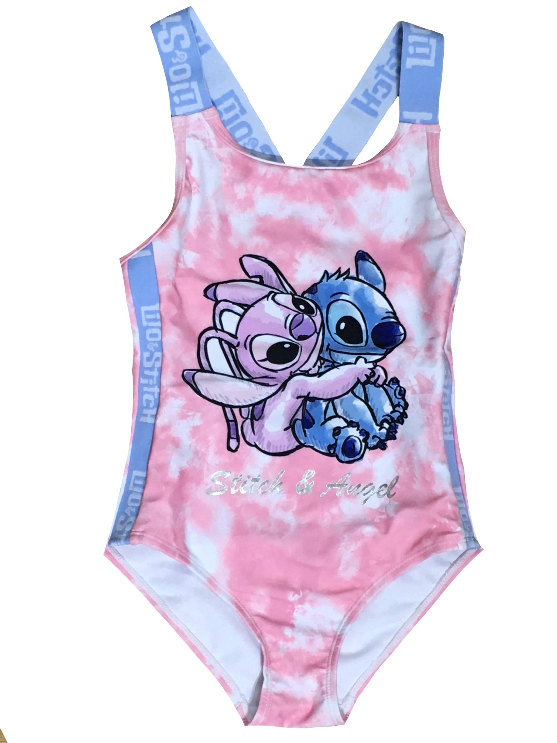 Buy Disney Lilo & Stitch Girls Swimsuit, One Piece Swimming Costume ...