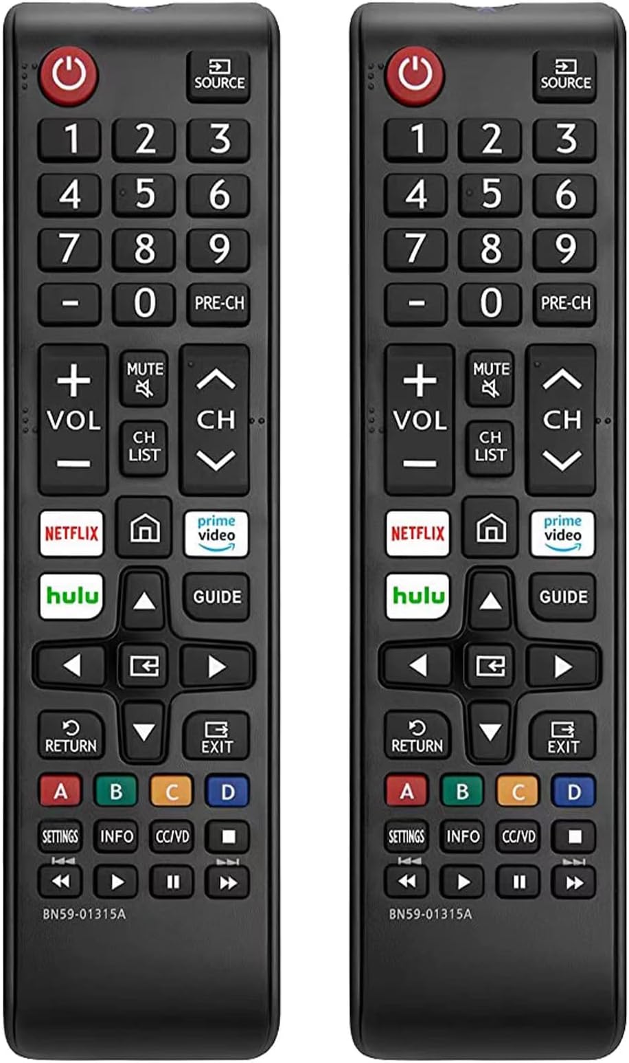 Amazon.com: 【Pack of 2】 New Universal Remote for All Samsung TV Remote ...