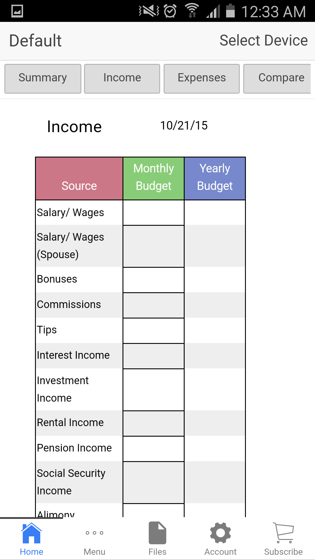 Home Budget Pro - App on Amazon Appstore