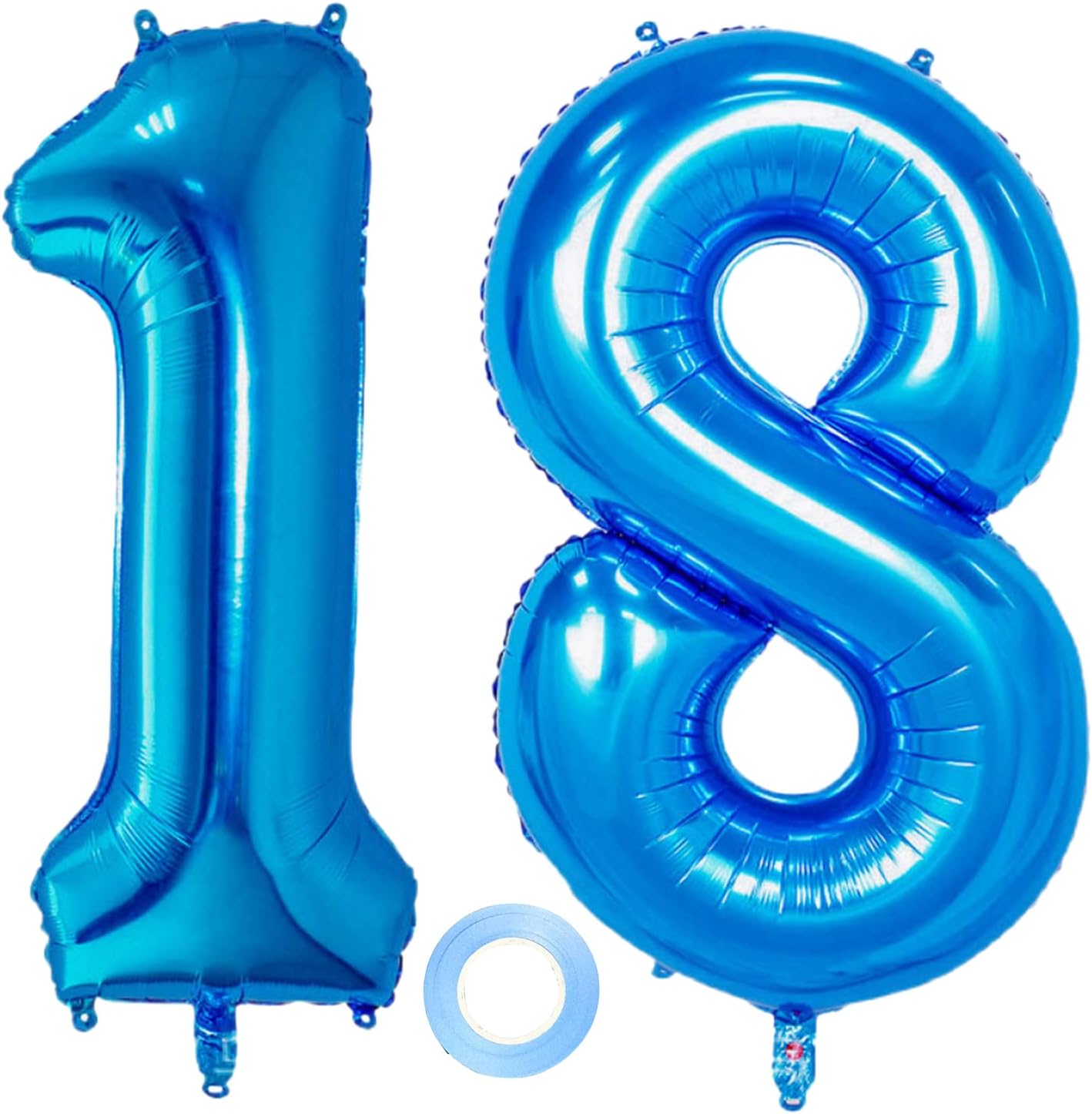 Amazon.com: Number 18 Balloons 32 inch Digital Balloon Alphabet 18th ...