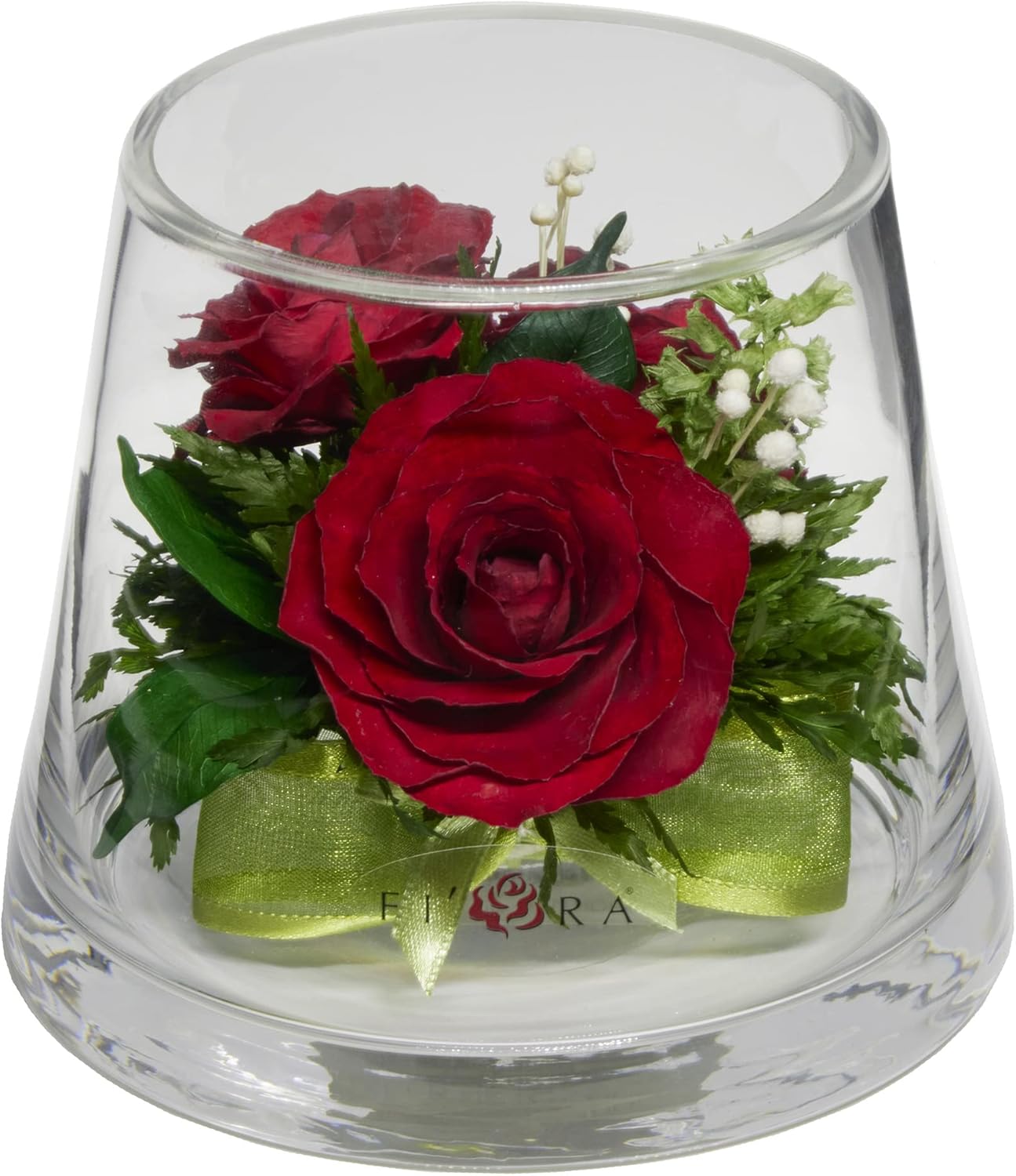 Amazon.com: Fiora Flower | Long Lasting Real Roses in a Sealed Vase ...
