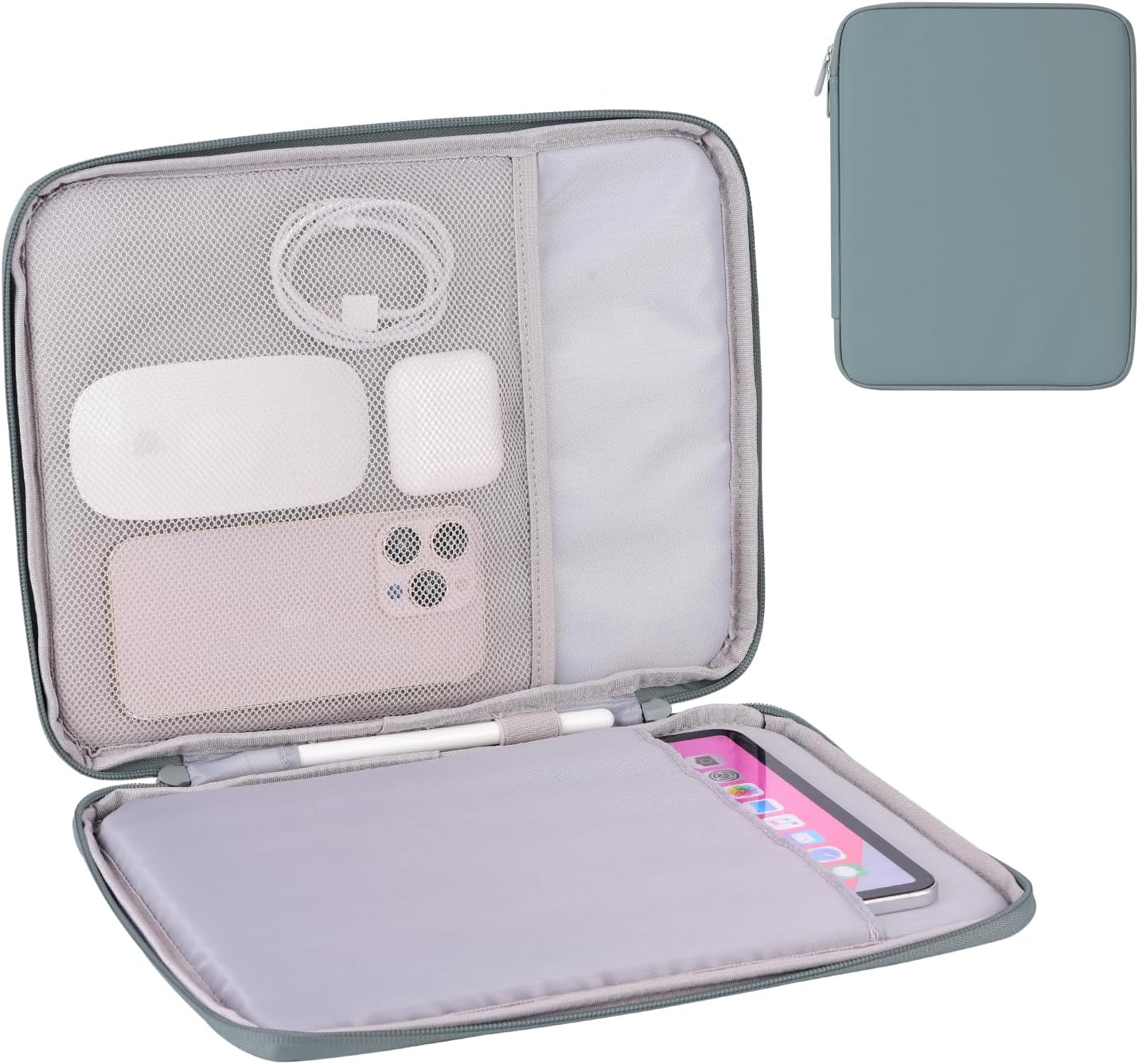 Amazon.com: DDgro Padded Tablet Sleeve Bag for 9-11 Inch iPad, iPad Pro, iPad Air and Other ...