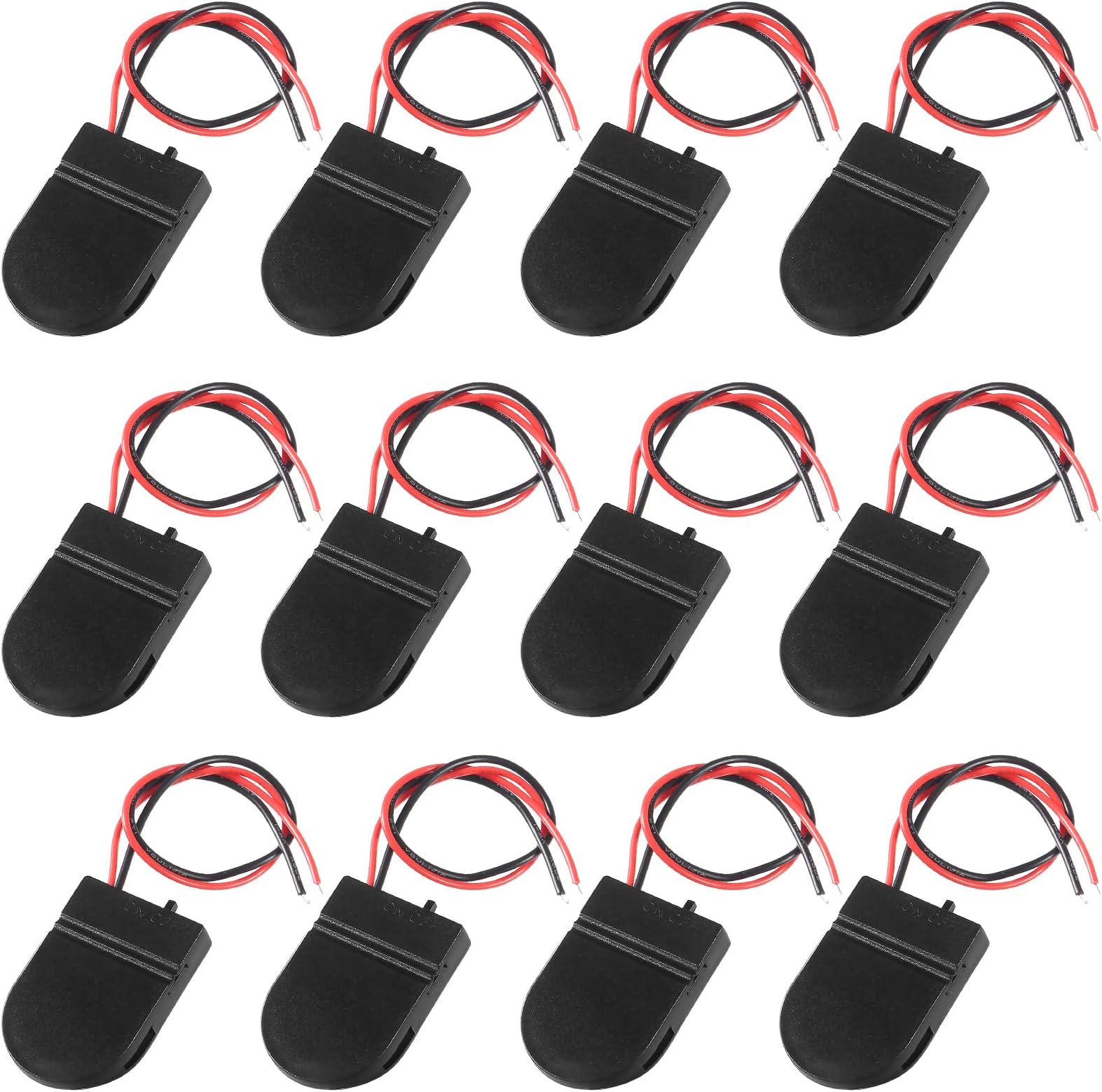Amazon.com: AOICRIE 12PCS 1X 3V CR2032 Battery Holder Coin Button Cell ...