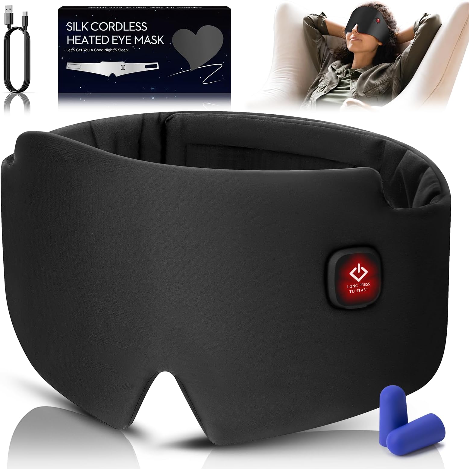 Amazon.com: Blinkjoy Hydrating Sleep Mask for Dry Eye - FSA/HSA ...