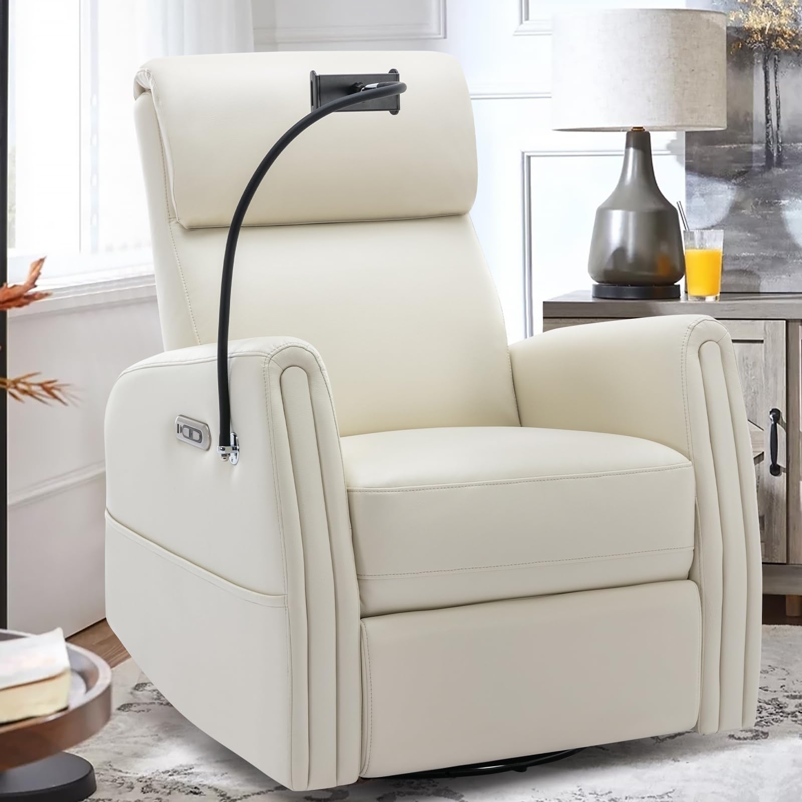Amazon.com: COLAMY Power Recliner Chair Swivel Glider Rocker for ...