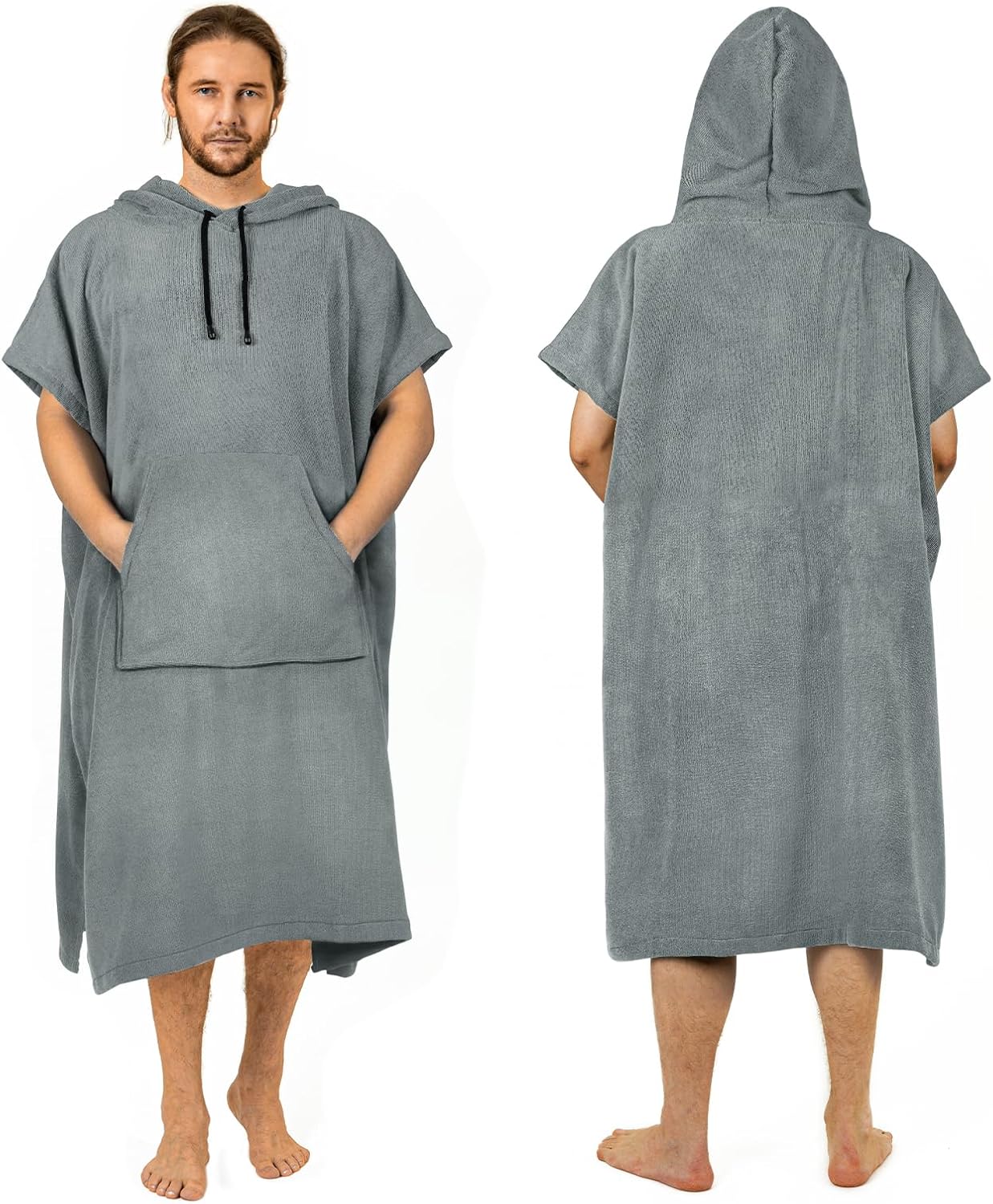 Amazon.com: Zingtto Surf Poncho Changing Robe Extra Large Thick Towel ...