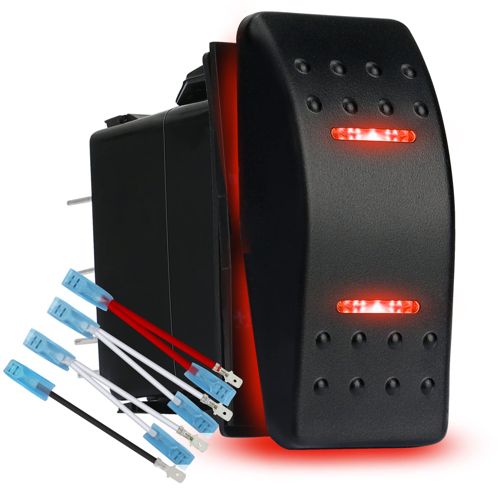 Amazon.com: HOKAAER Momentary Rocker Switch Toggle (ON)-Off-(ON ...