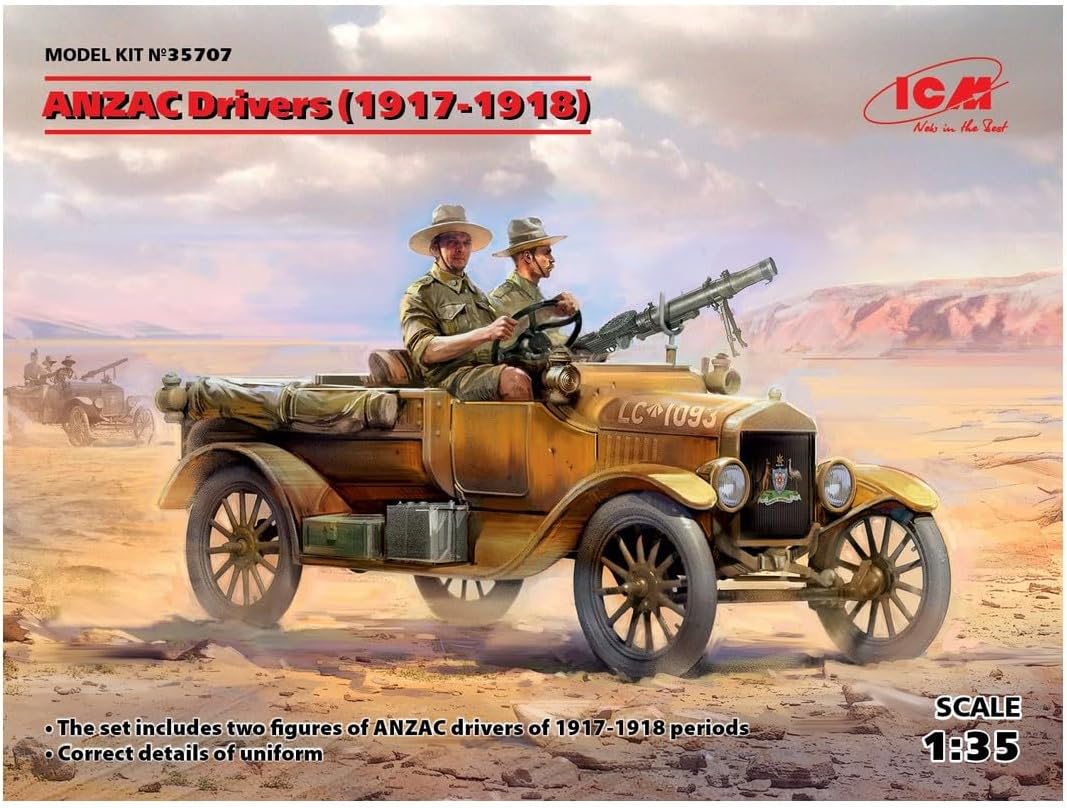 Amazon.com: ICM 35707 1/35 Anzac Army Screwdriver, Pack of 2 (1917-1918), Plastic Model ...