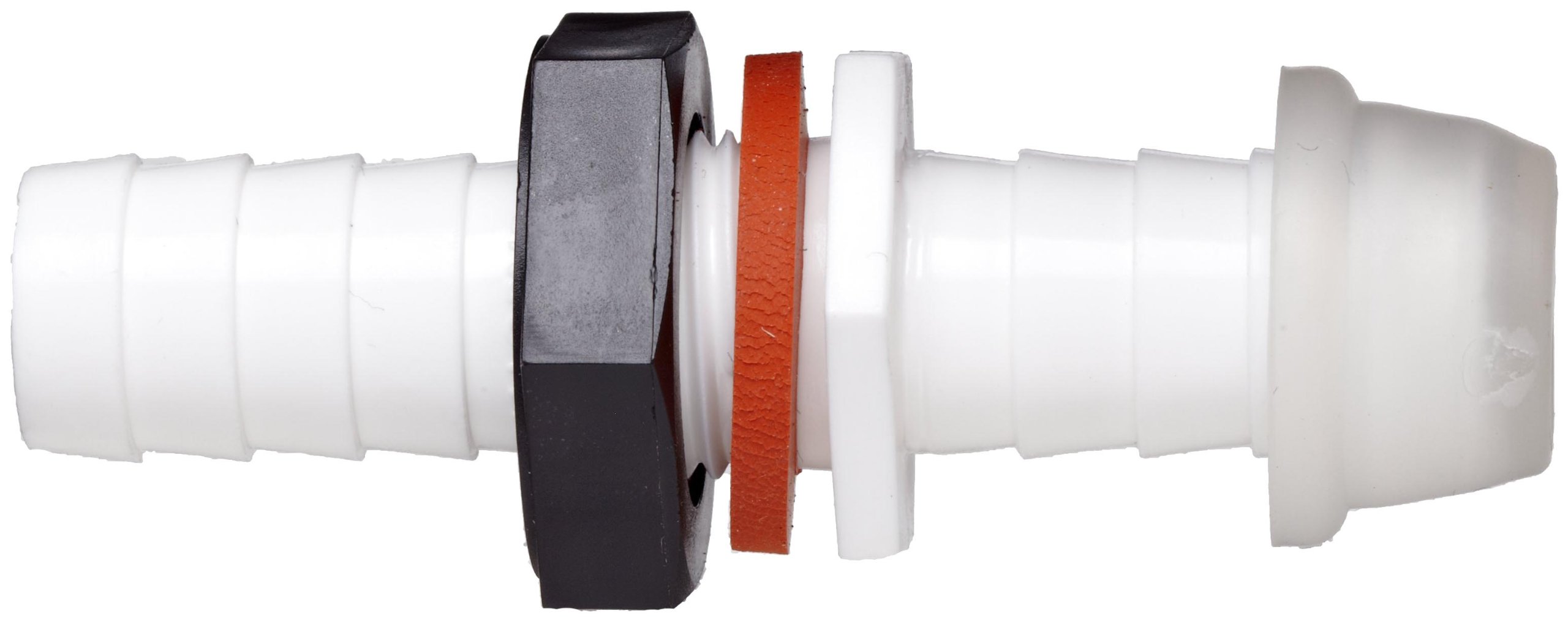 Snapklik.com : Nalgene 6149-0001 Polypropylene Barbed Bulkhead Fitting ...