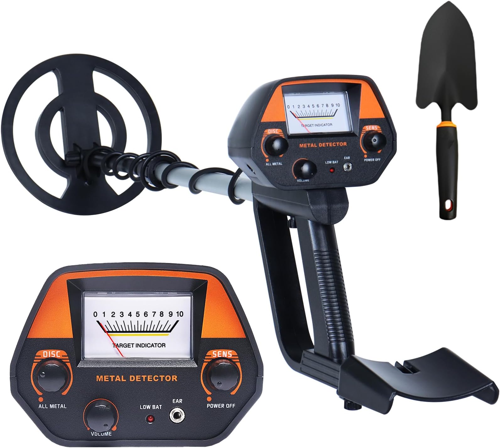 Amazon.com : Metal Detector, 24"-45" Adjustable Metal Finder for Adults ...