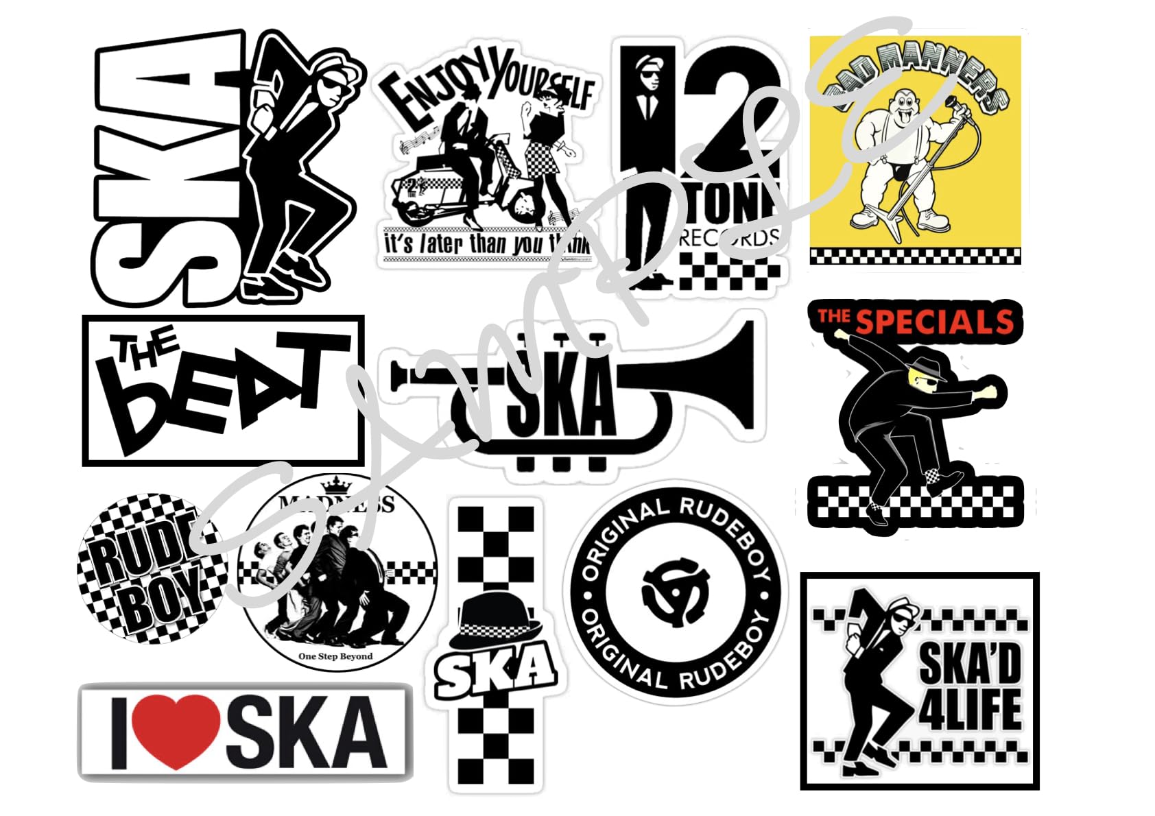 Ska music Edible Icing Sheet A4 Cake Toppers : Amazon.co.uk: Grocery