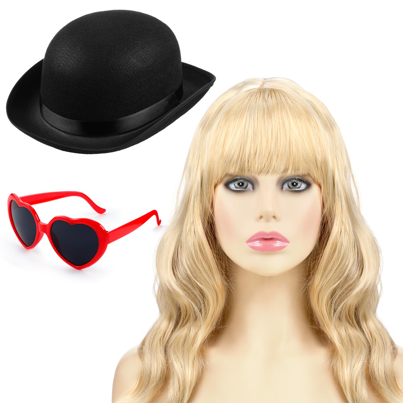 Amazon.com: Riceshoot 3 Pcs Halloween Singer Costume Accessories ...