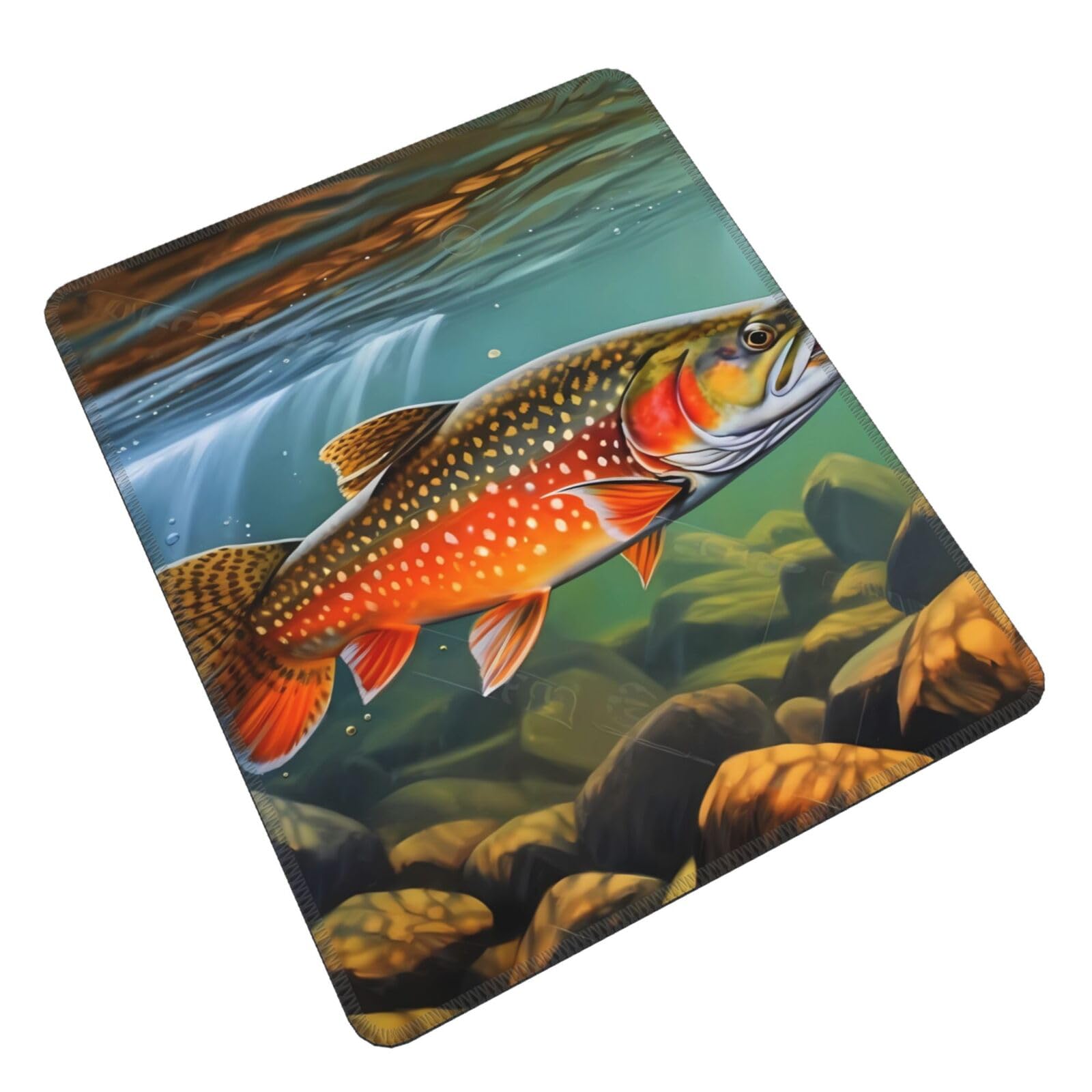 Amazon.com: Brook Trout Fly Fishing Premium Ergonomic Mouse Pad - Large ...