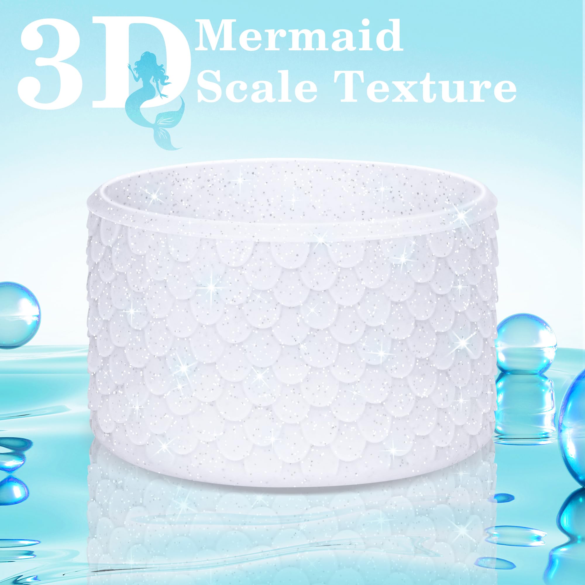 Snapklik.com : Mermaid Silicone Boot For Stanley Cup 40/30/20 Oz, Made ...