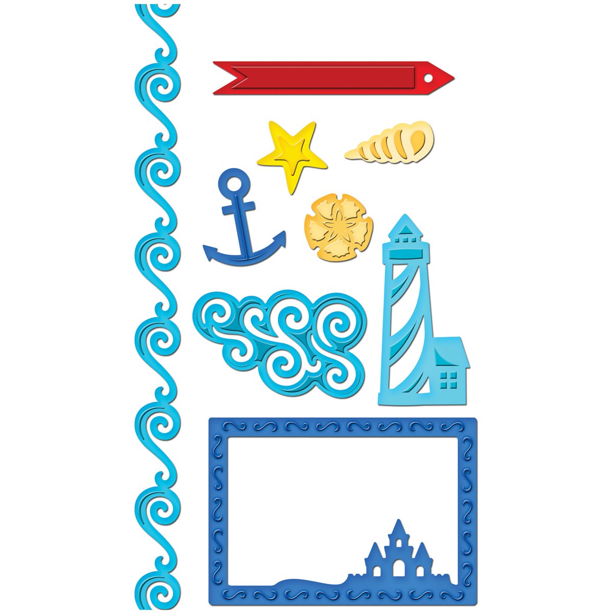 Amazon.com: Spellbinders S5082 Spellbinders Shapeabilities Dies - Sam ...