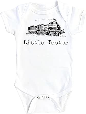 Amazon.com: NOFO VIBES Train Little Tooter - Baby Boy Girl Clothes ...