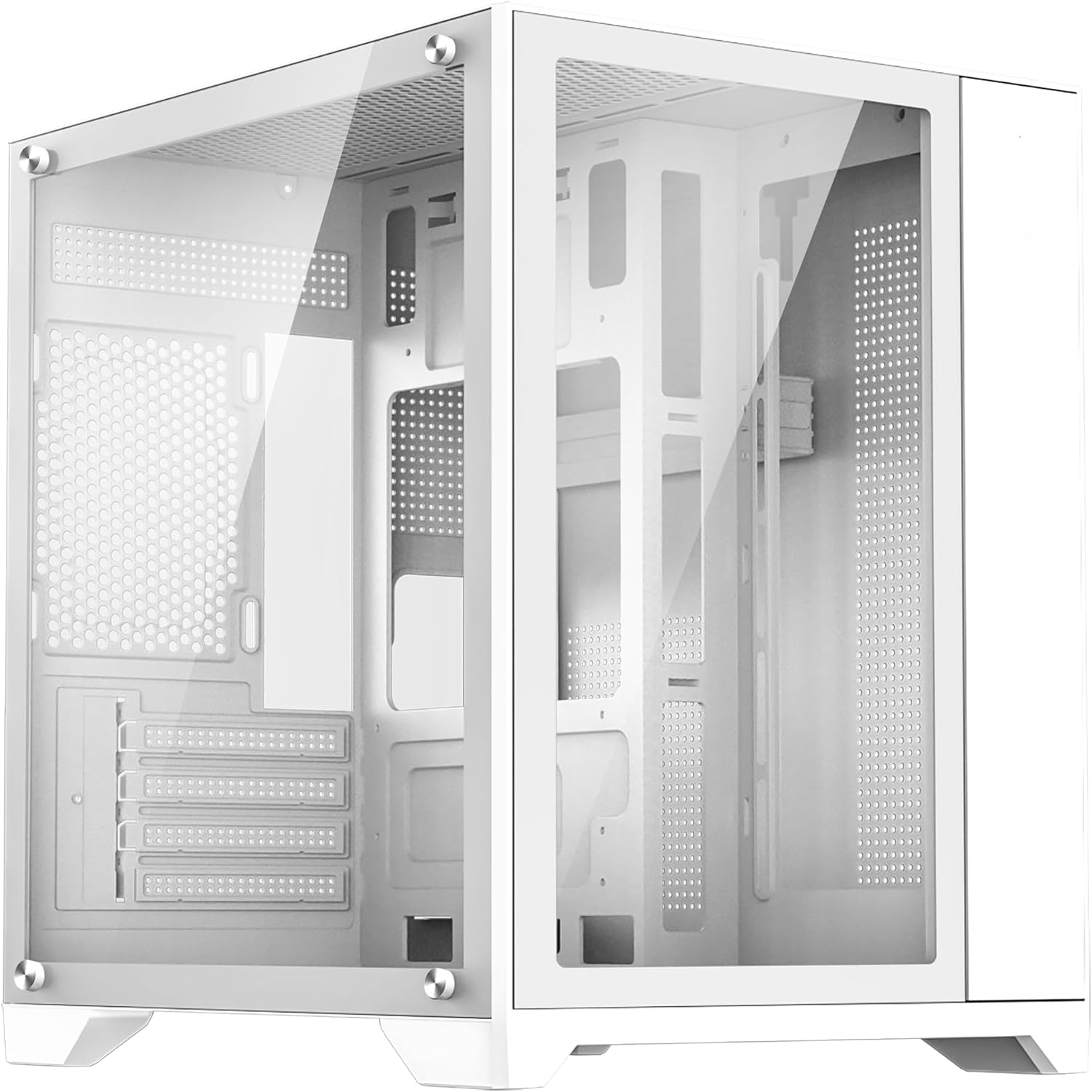 GameMax Infinity Mini Micro-ATX PC Gaming Case, Tempered Glass Side ...