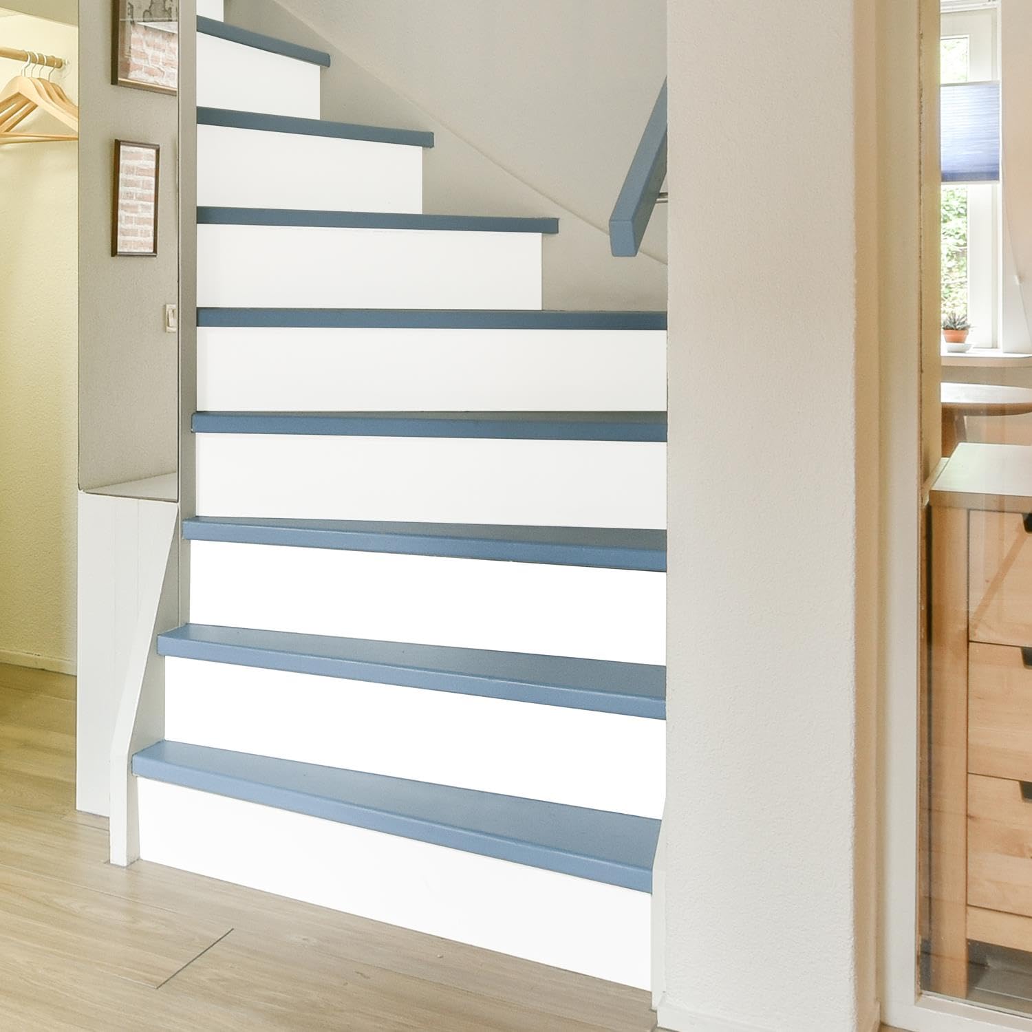 Buy WALPLUS Peel and Stick Stair Riser Decals 15 Strips 39" x 7.1 ...