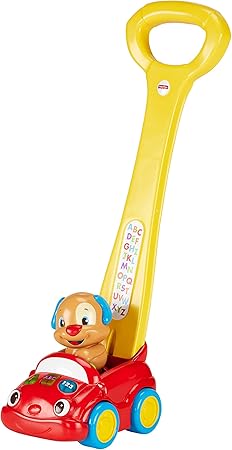 Amazon Fisher Price Laugh Learn Puppy S Smart Stages Push Car