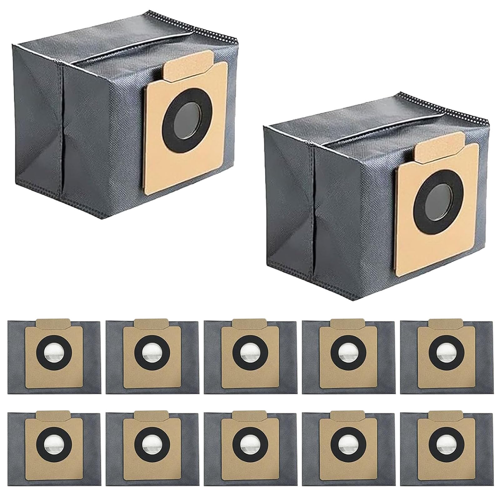 12 Pack Dust bags for Eufy X10 Pro Omni Robot Vacuum & X8 Pro with Self ...