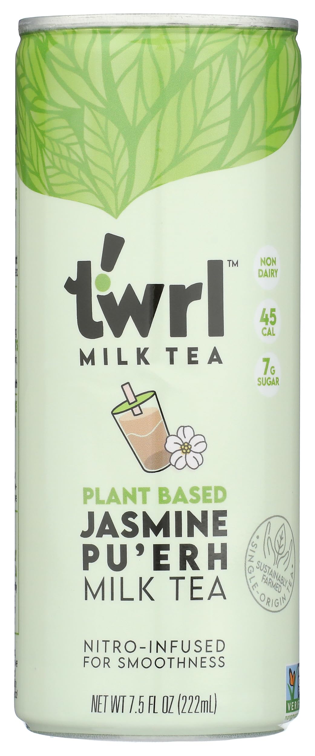 Amazon.com : Twrl Milk Tea Supreme Jasmine Pu'erh Milk Tea, 7.5 OZ ...
