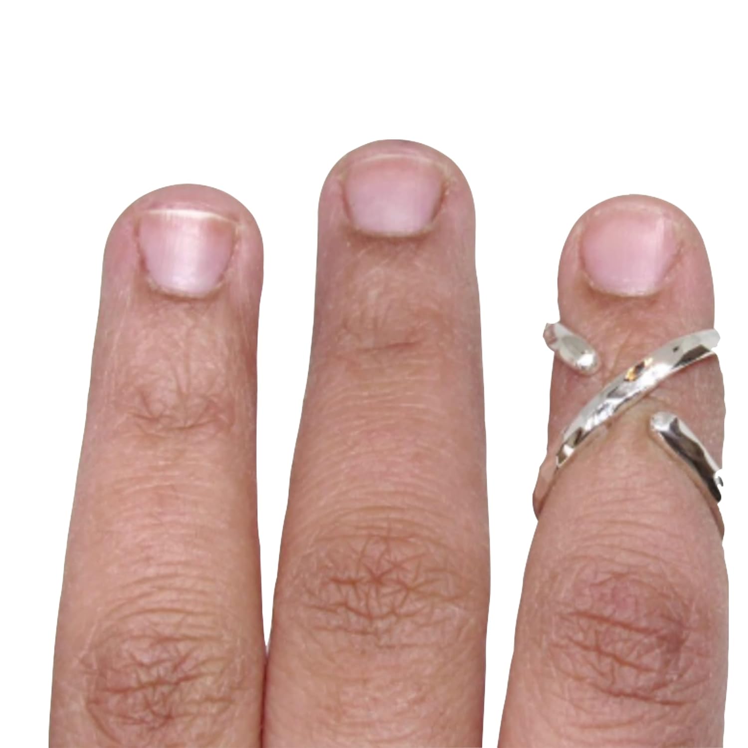 Amazon.com: Mallet Finger Silver Splint Ring : Handmade Products