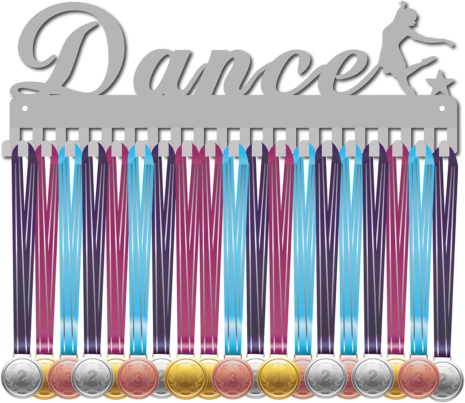 CREATCABIN Dance Medal Holder Dancer Medals Hanger Display Stand Wall ...