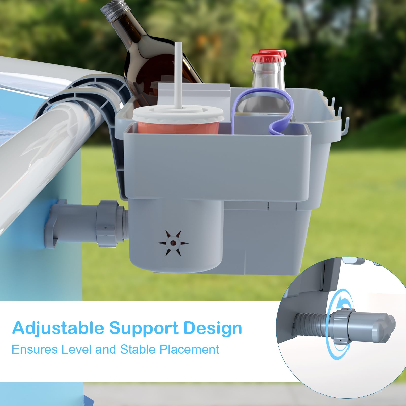 Snapklik.com : SOSFKIM Poolside Storage Basket For Above Ground Pools ...